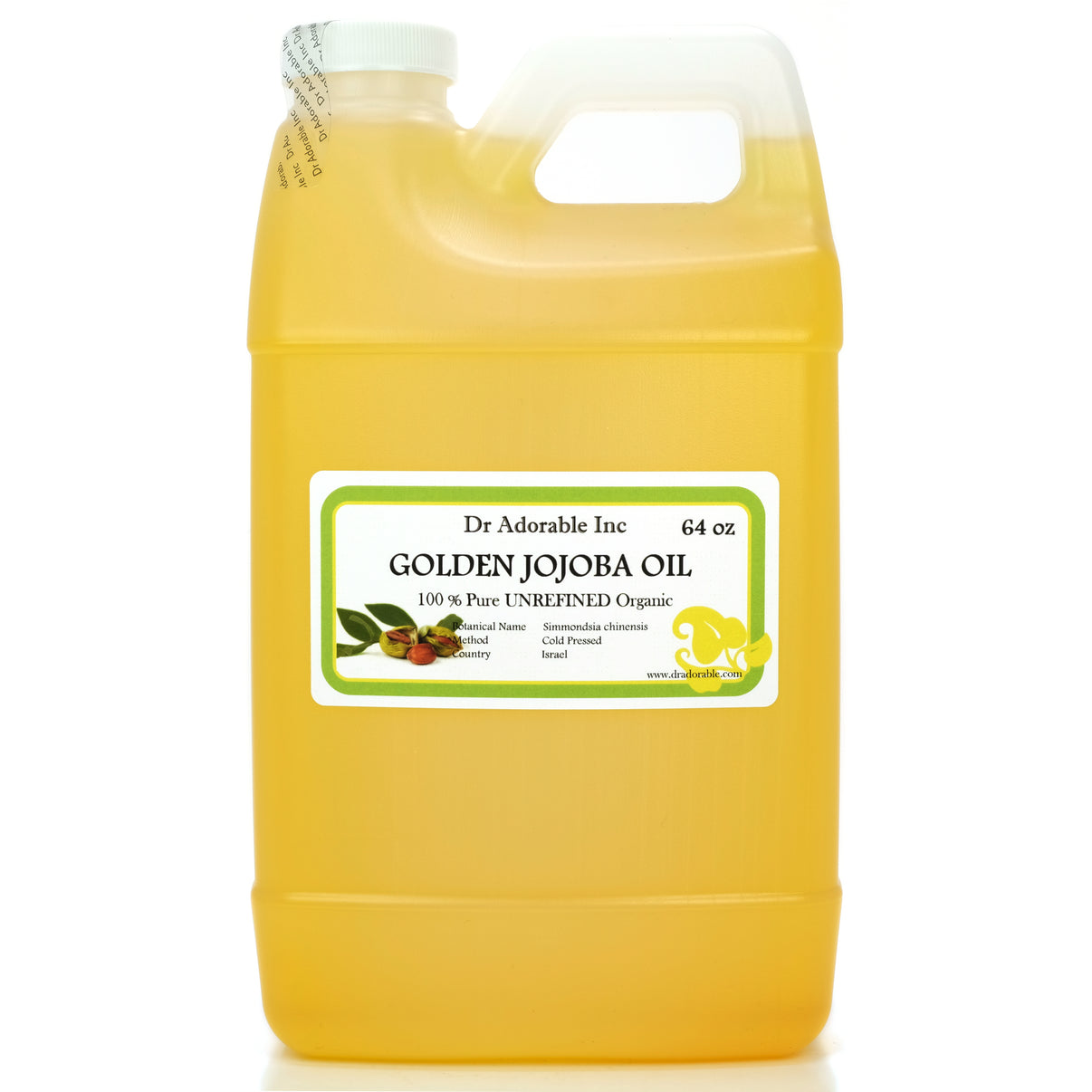 Jojoba Oil Golden Unrefined - 100% Pure Natural Organic Cold Pressed ...