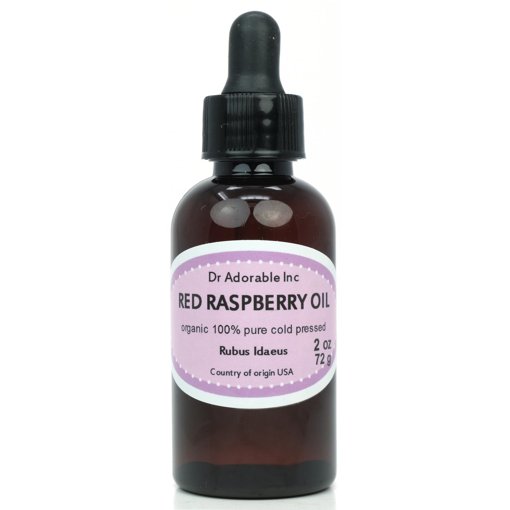 Red Raspberry Seed Unrefined Oil - 100% Pure Natural Organic Cold Pres ...